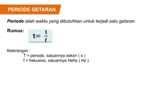 GETARAN, GELOMBANG DAN BUNYI IPA SMP KELAS 8.pptx