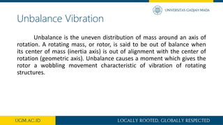 Getaran mechanics task (unbalance vibration) | PPTX