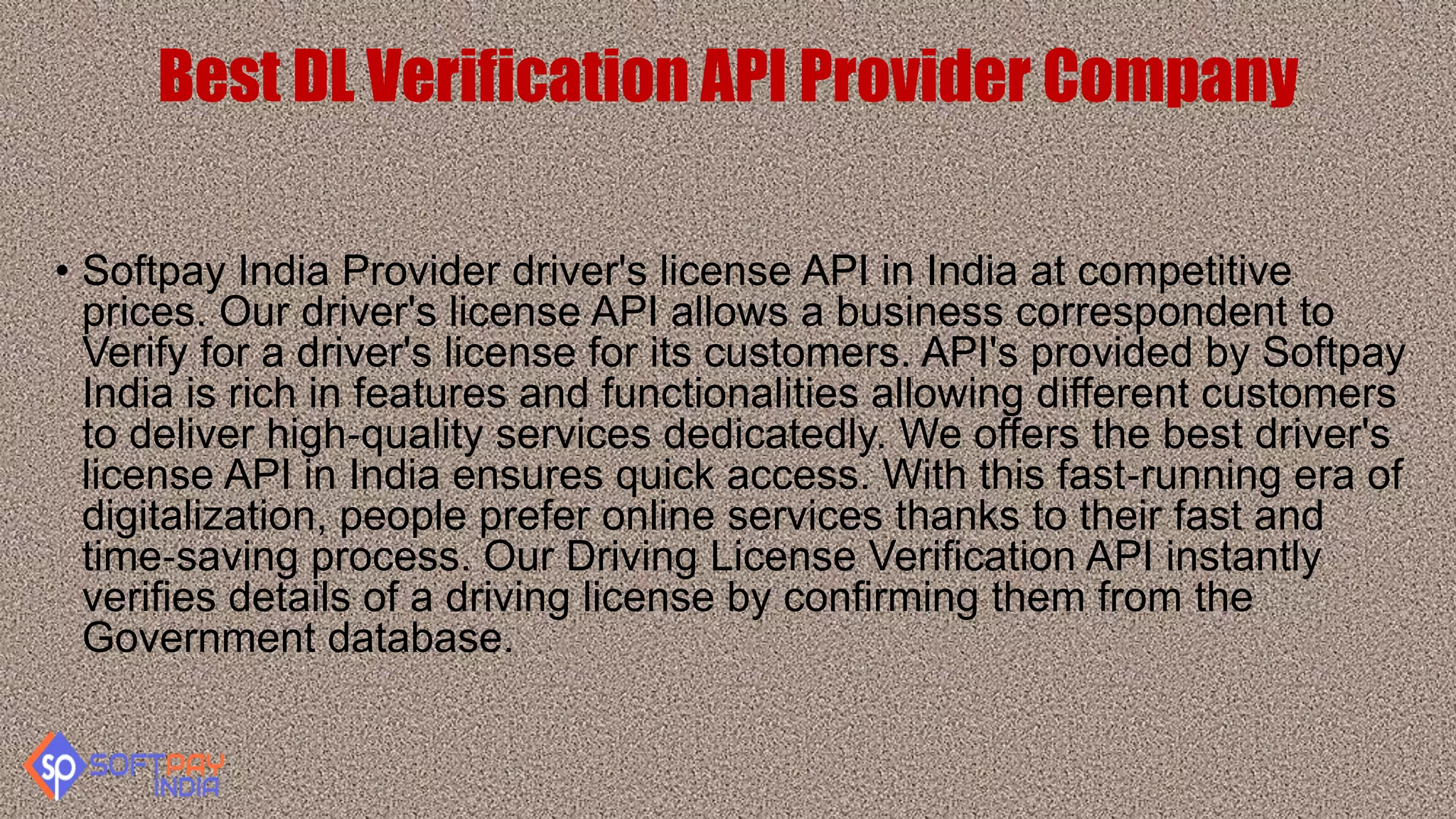 Get best DL Verfication API At Best Price.pptx