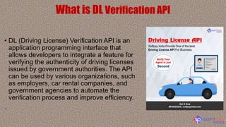 Get best DL Verfication API At Best Price.pptx