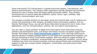 Get Best Quality Switches, Semiconductors, Ics, Microcontrollers And ...