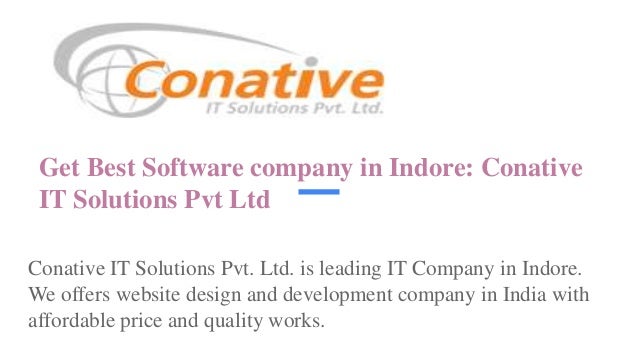 Get Best Software Company In Indore Conative It Solutions Pvt Ltd