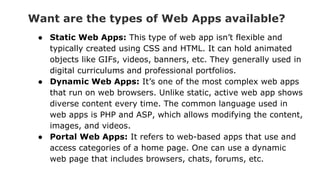 Get better understanding between web app vs cloud app | PPT