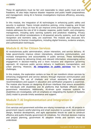 Get Certified in AI Government Course – Shop Today! | PDF