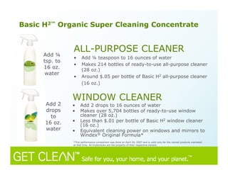 Shaklee Get Clean 10 minute presentation | PDF