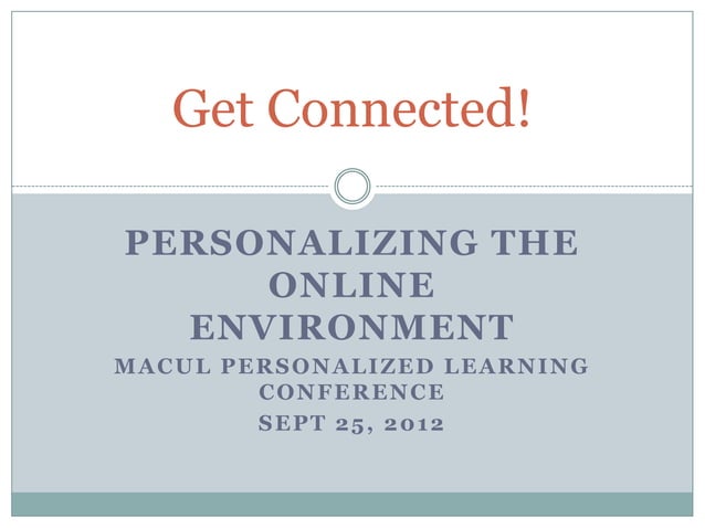 Get Connected! | PPT