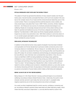 Get Consumer Smart - Rituals 2019 | PDF
