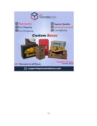 Design your own Custom Boxes and packaging | PDF