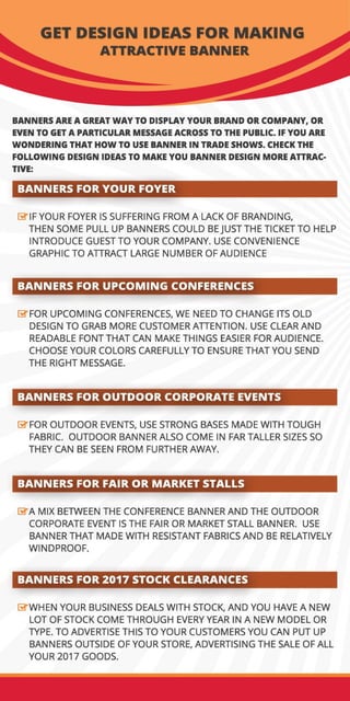 Get the Best Design Ideas for Making an Attractive Banner | PDF