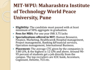 Get Direct Admission in Top MBA College | PPTX
