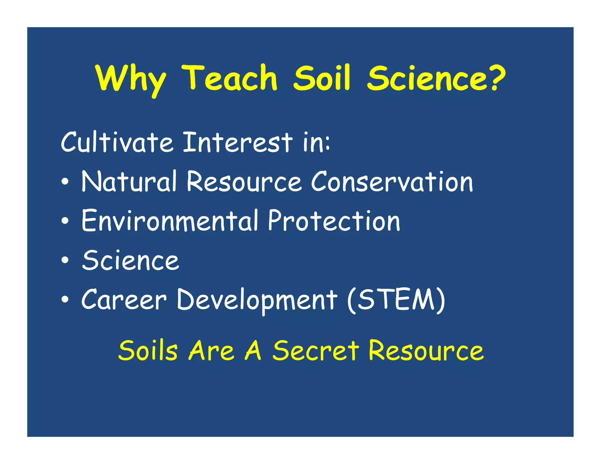 Get dirty! soil science education for kids | PDF