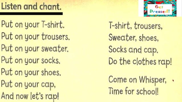 Get dressed | PPTX