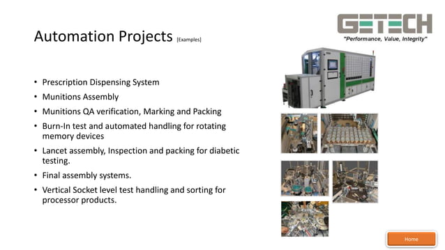 Getech Corporate Overview | PPTX | Home Appliances | Home & Garden