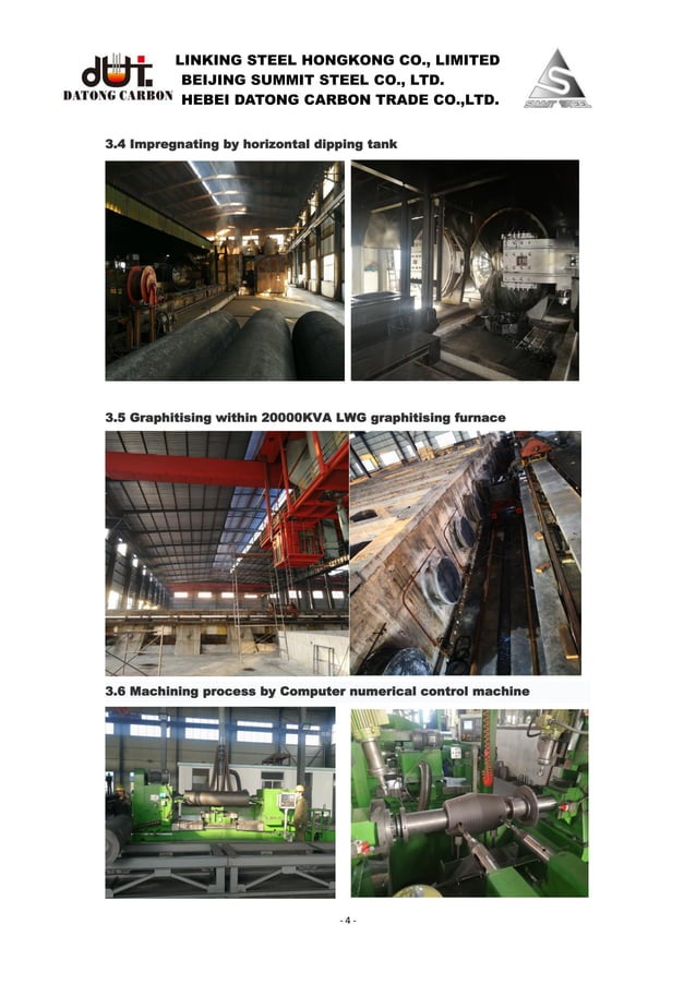 graphite electrode technical presentation | PDF