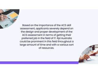 Get experienced assistance and guidance for acs it skill assessment | PPTX