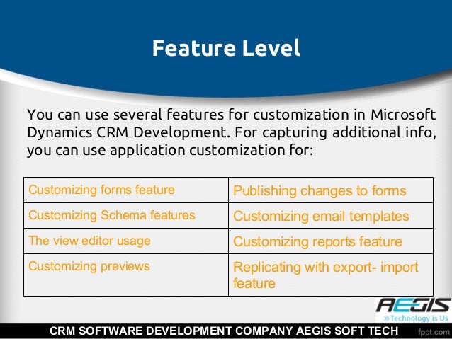Get Familiar With Microsoft Dynamics Crm Development Customization Levels
