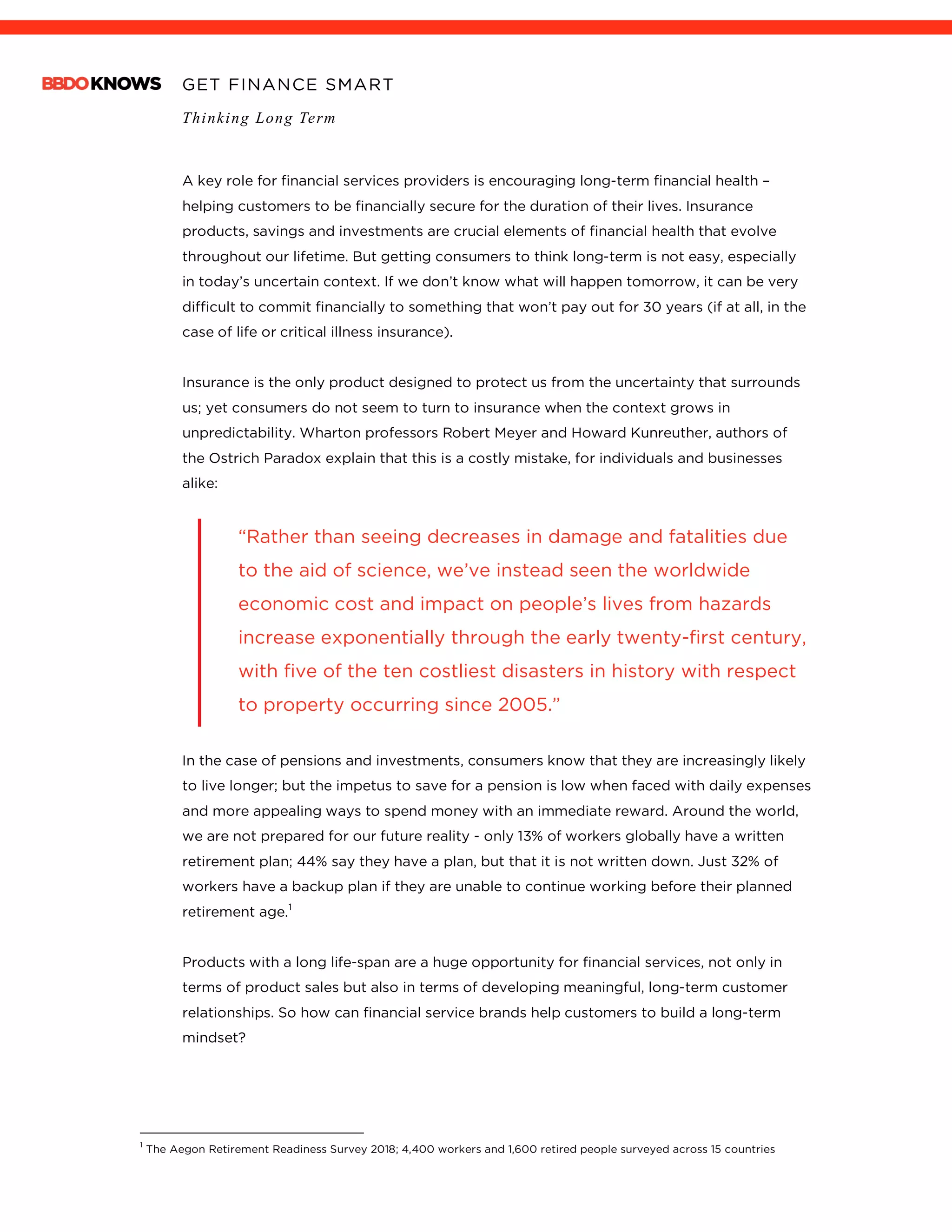 Get Finance Smart - Thinking long term | PDF