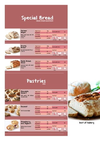 GetFood Product Brochure | PDF | Desserts and Baking | Food & Drink