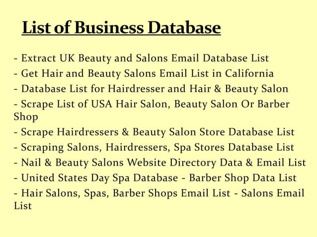 Get Hair and Beauty Salons in London | PPT