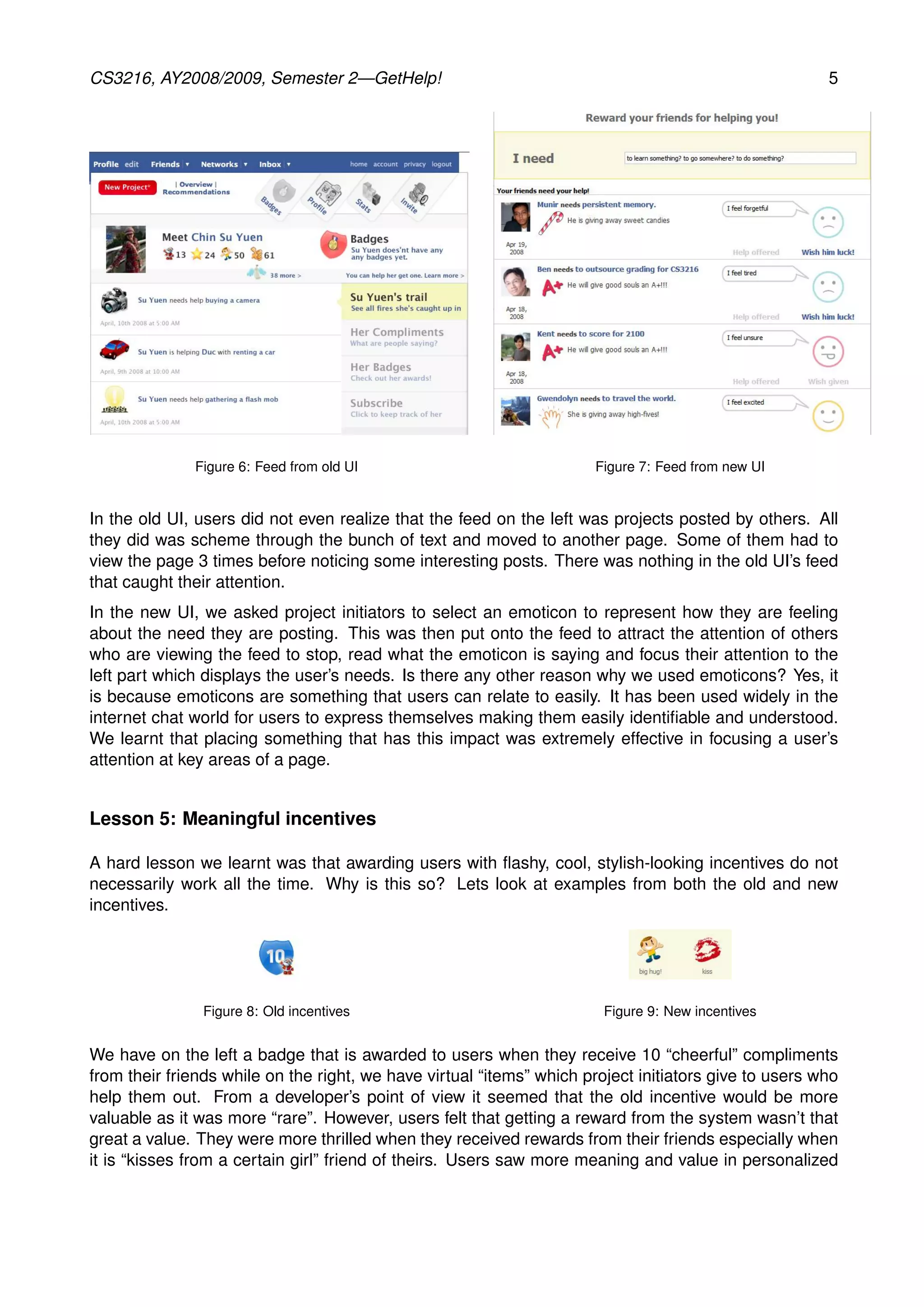GetHelp UI Interface and Interaction Design Case Study | PDF