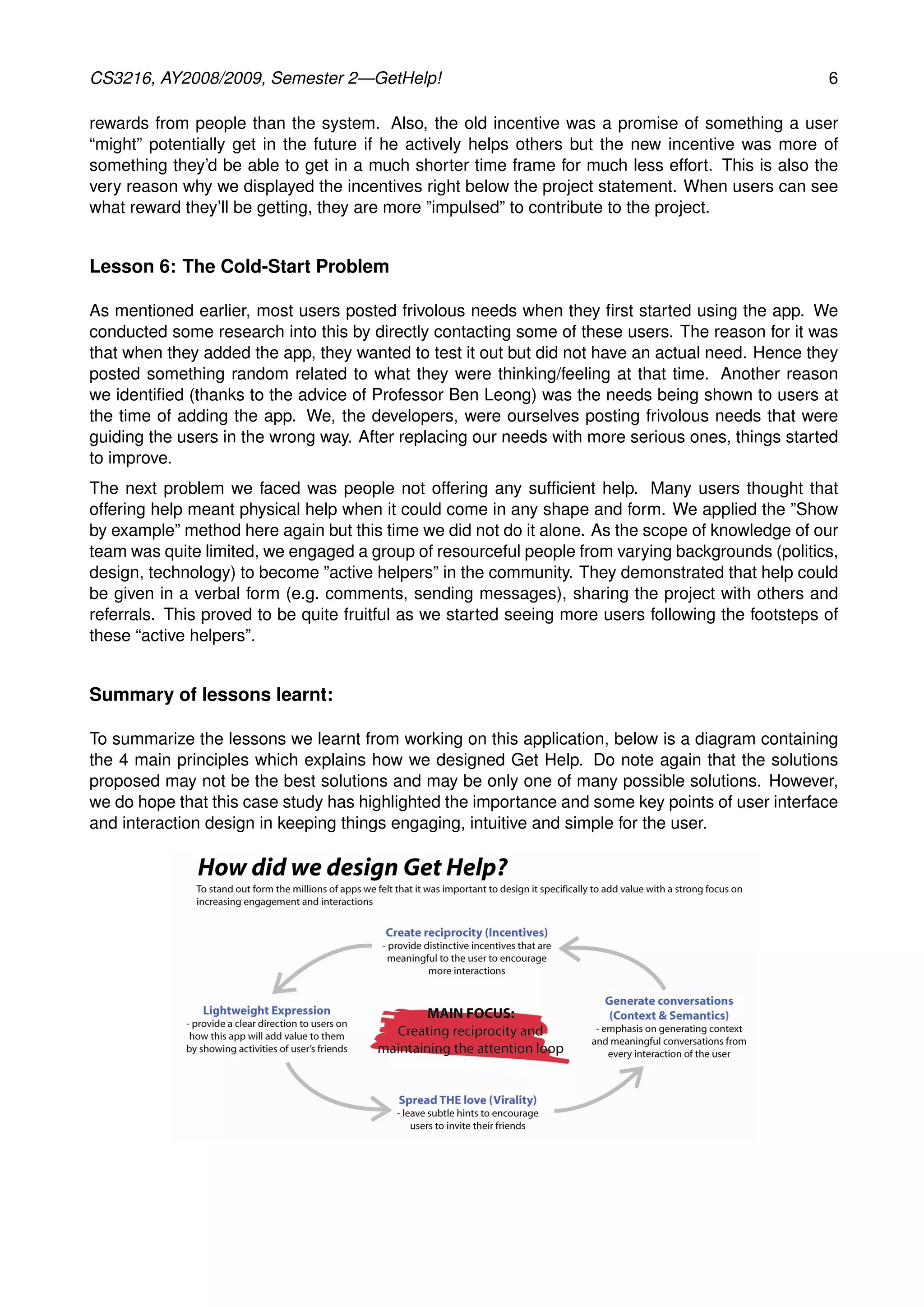 GetHelp UI Interface and Interaction Design Case Study | PDF