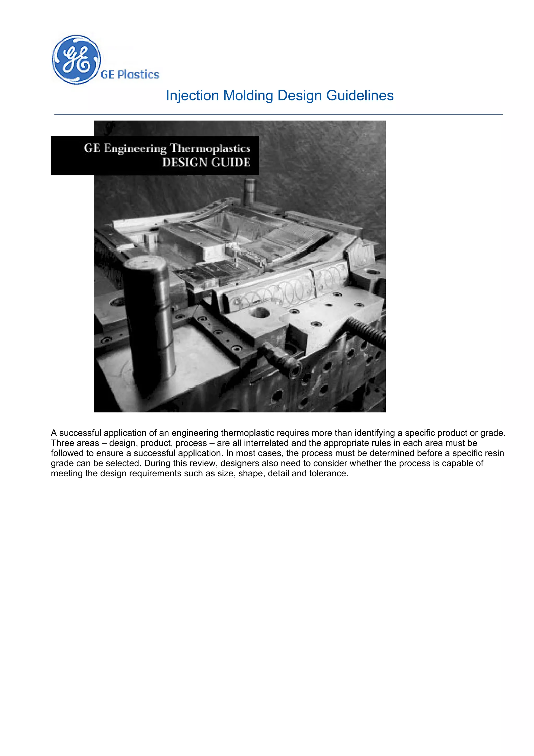 Ge thermo plastic design guide_[1] | PDF