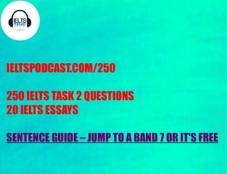 IELTS Essay Topics with Answers (writing task 2) | ODP