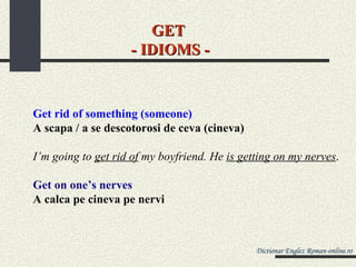 Idioms - GET | PPT
