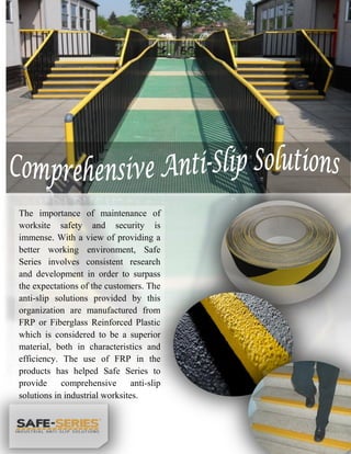 Get industrial anti slip systems from safe-series | PDF