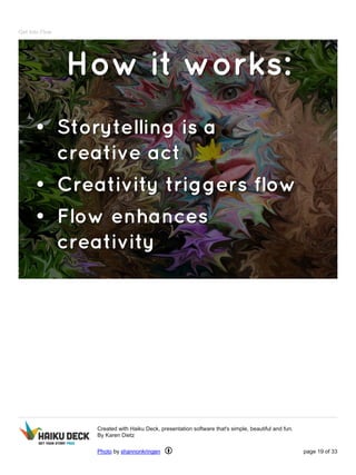Get Into Flow: 5 Storytelling Triggers To Hack Your Creativity | PDF