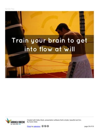 Get Into Flow: 5 Storytelling Triggers To Hack Your Creativity | PDF