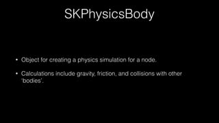 Get Into Sprite Kit | PPT