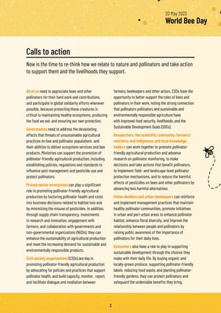 Bee engaged in pollinator-friendly agricultural production. | PDF