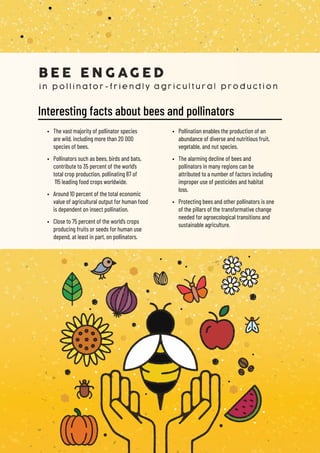 Bee engaged in pollinator-friendly agricultural production. | PDF