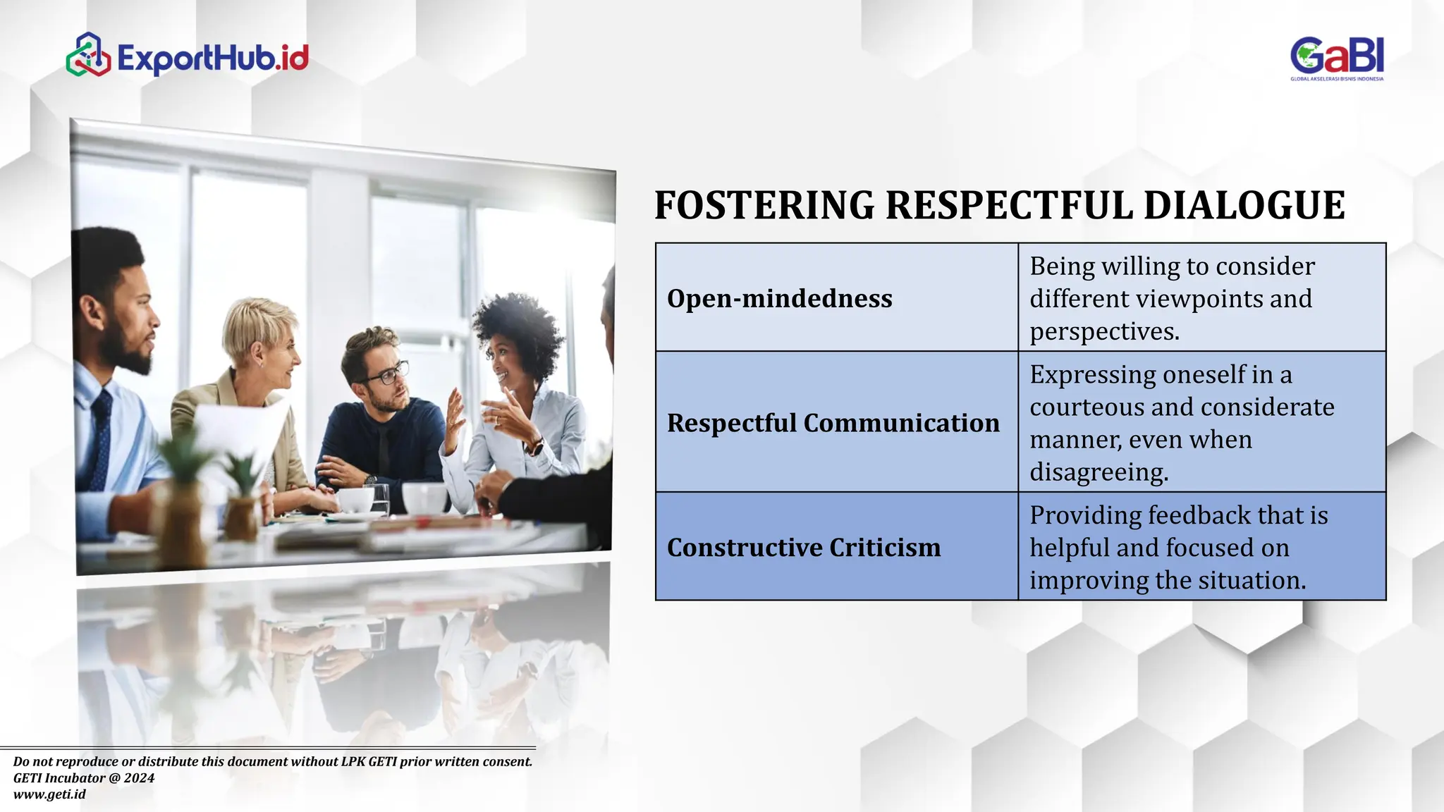 Fostering Tolerance and Mutual Respect in Workplaces | PPT