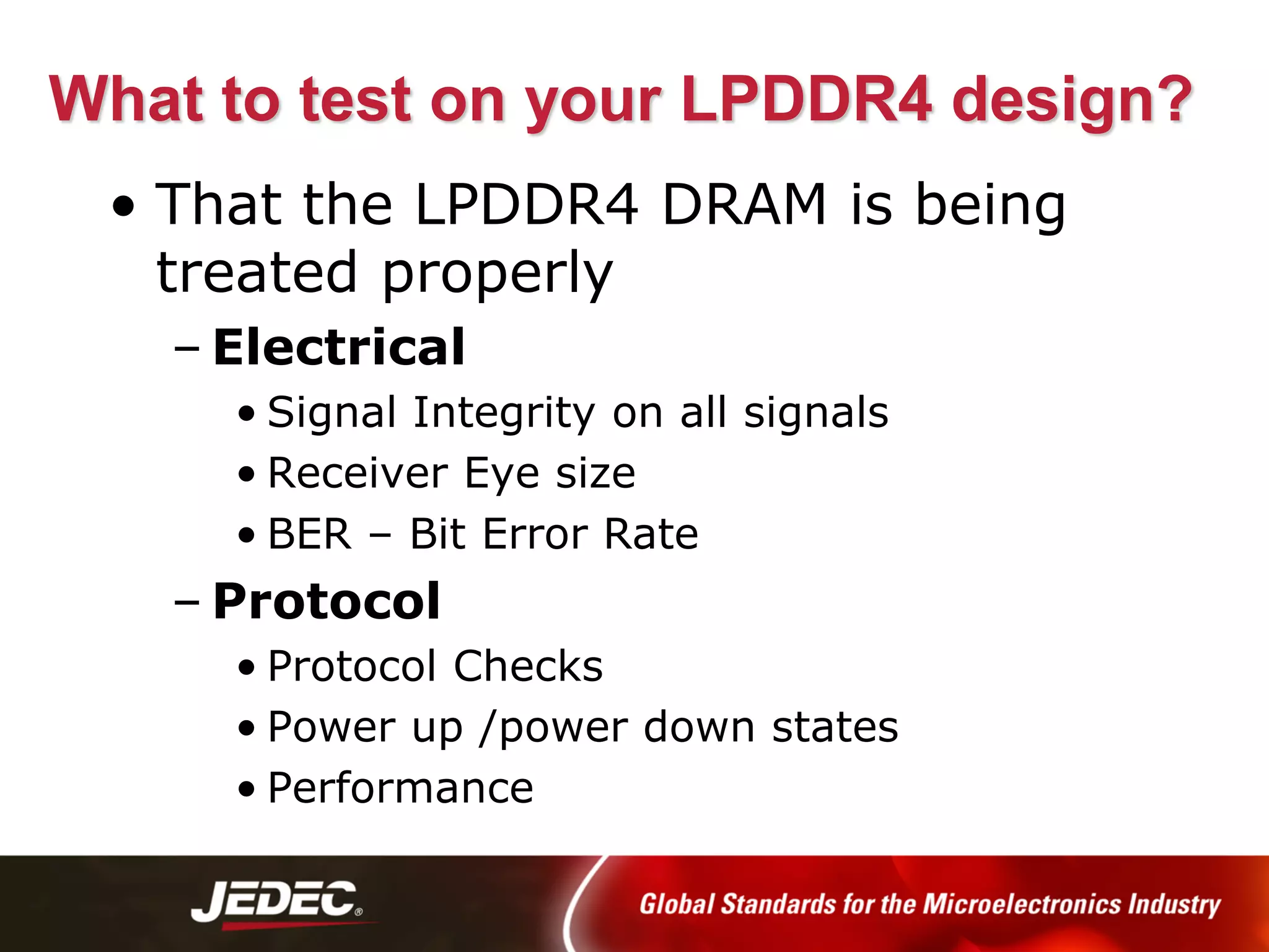 Get it right the first time lpddr4 validation and compliance test | PDF