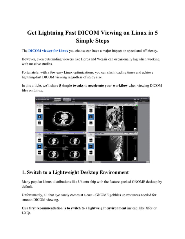 Get Lightning Fast DICOM Viewing on Linux in 5 Simple Steps.pdf