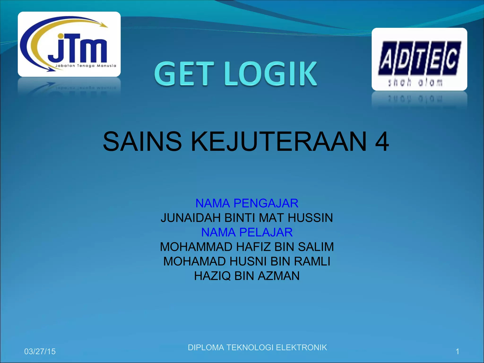 Get logik | PPT