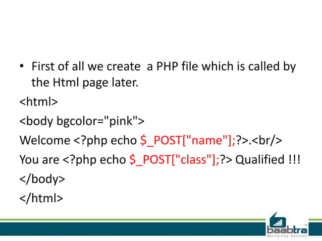 Get method and post method | PPTX