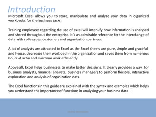 Get more from excel | PPT