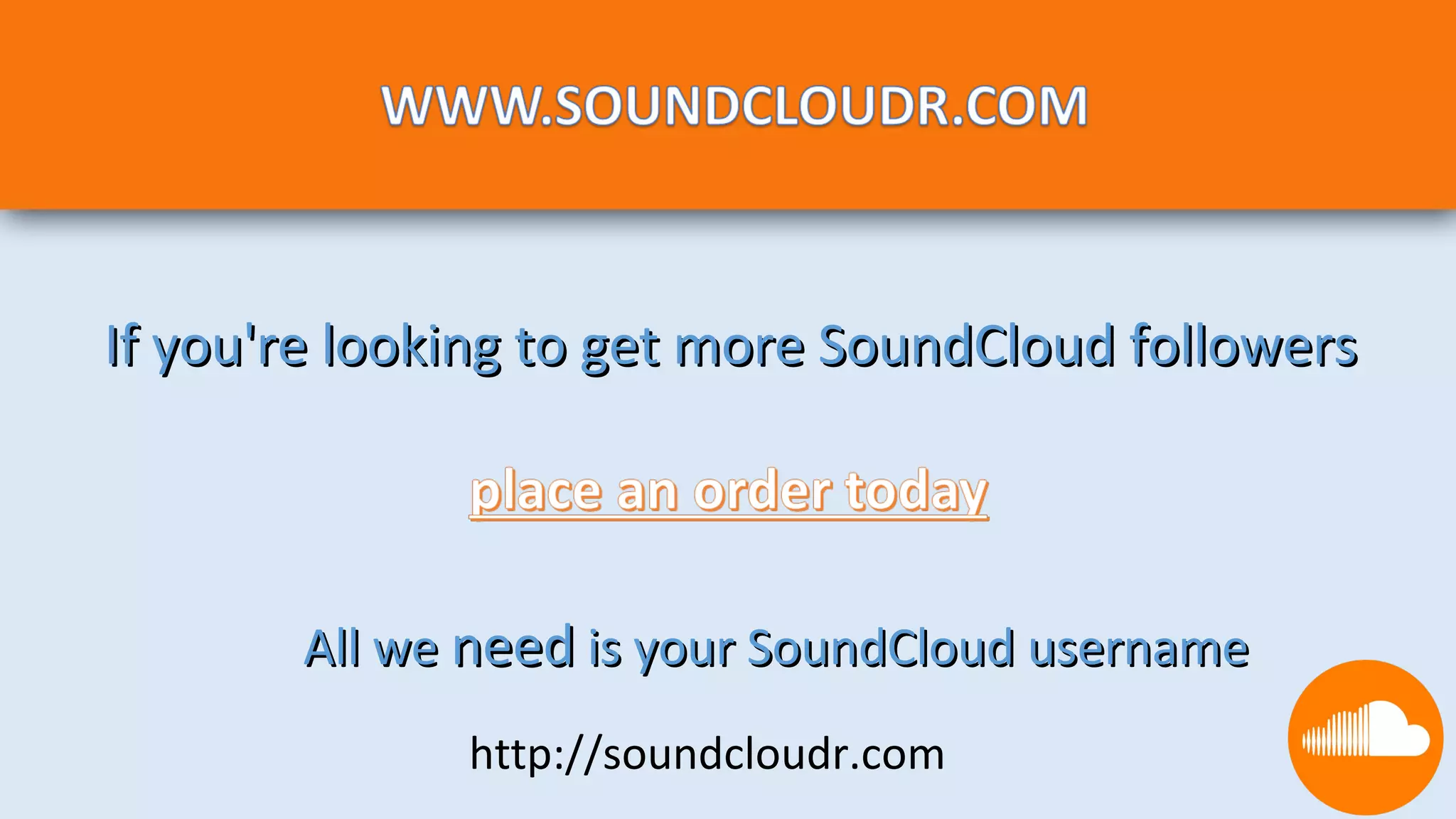 Get more soundcloud plays | PPT