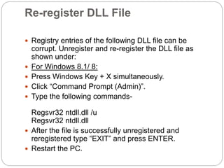 Get ntdll fixed | PPTX