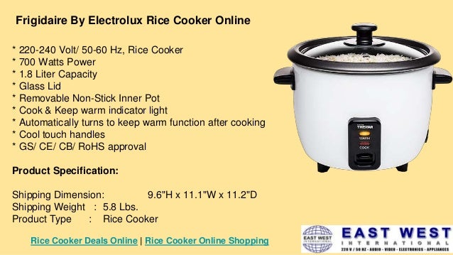 Get Online Rice Cookers features, specifications and price