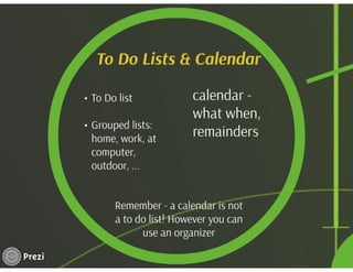 Get organized! | PDF