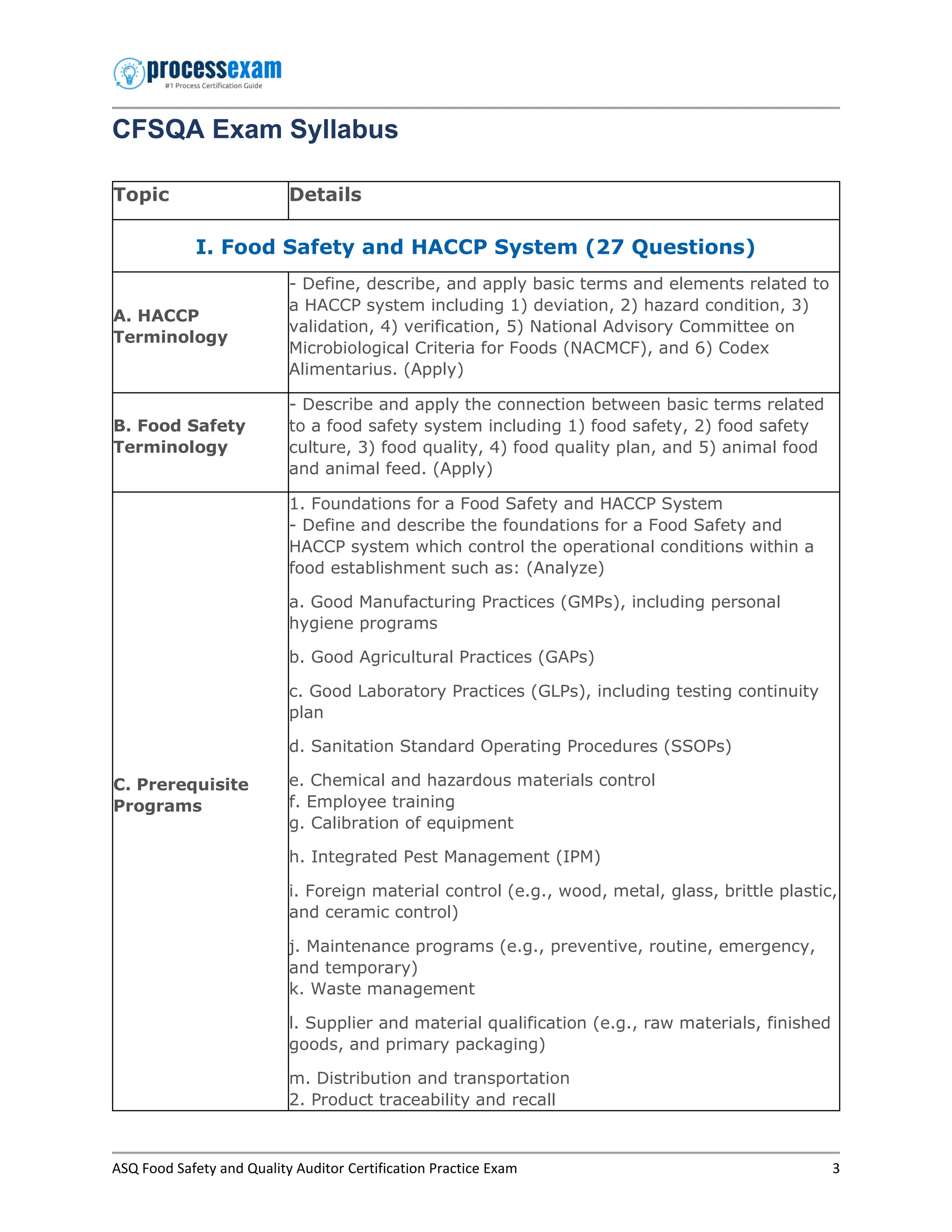 Get Quality Preparation with ASQ Certified Food Safety and Quality ...
