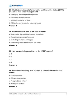 Get Quality Preparation with ASQ Certified Food Safety and Quality ...