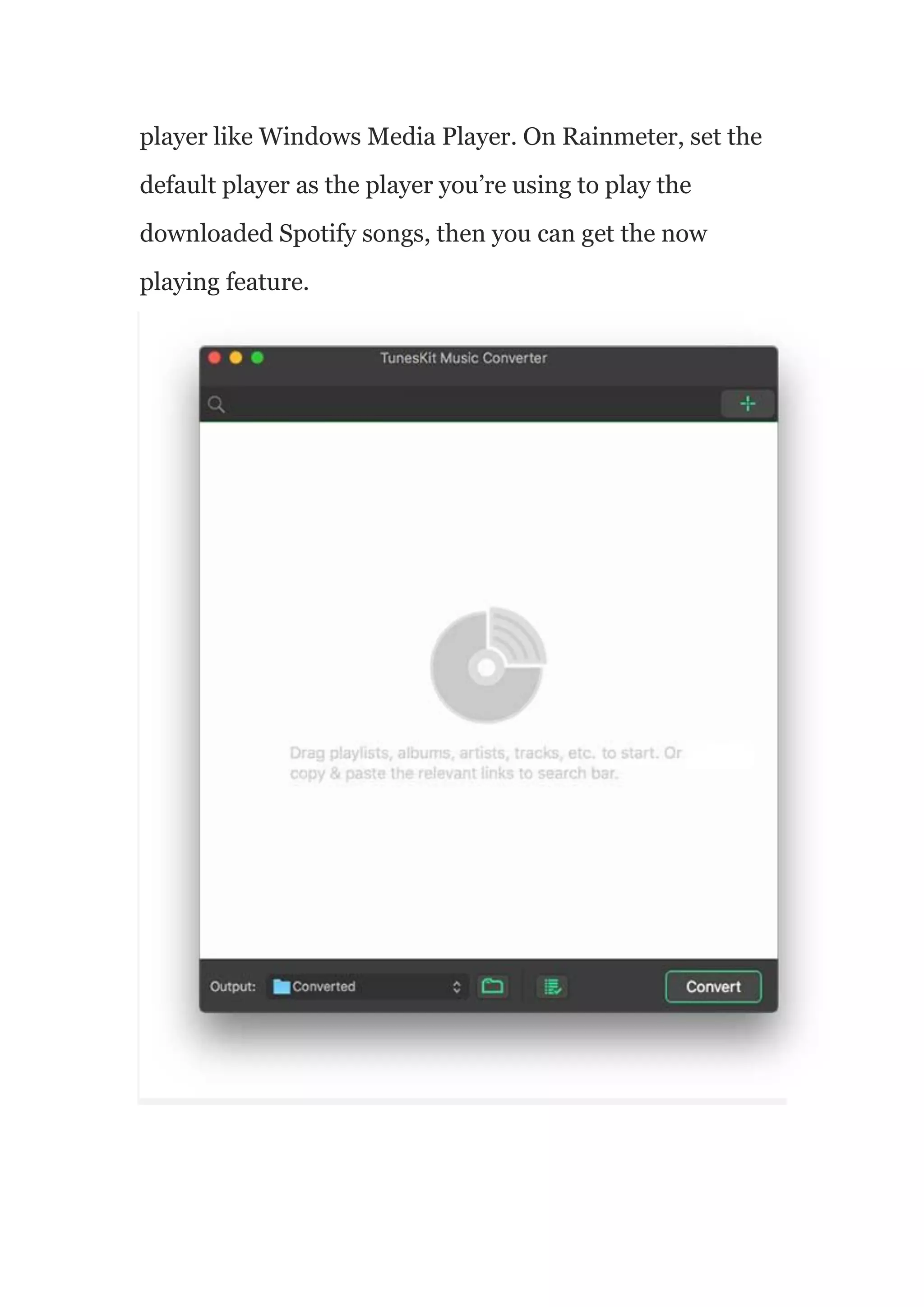 Get Rainmeter Spotify Visualizer and Now Playing Feature | PDF