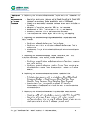 Get Ready to Become Google Associate Cloud Engineer | PDF