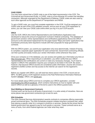 Get Ready To Sell To The Government | PDF