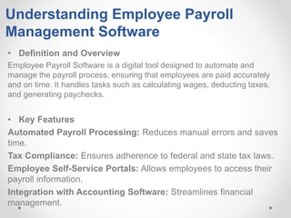 Boost Payroll Accuracy with Real-Time Employee Management Software! | PPTX